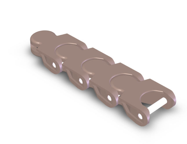 SS-Rexnord Flat Table Top Chain-10 Foot Roll - Bloom Enterprises